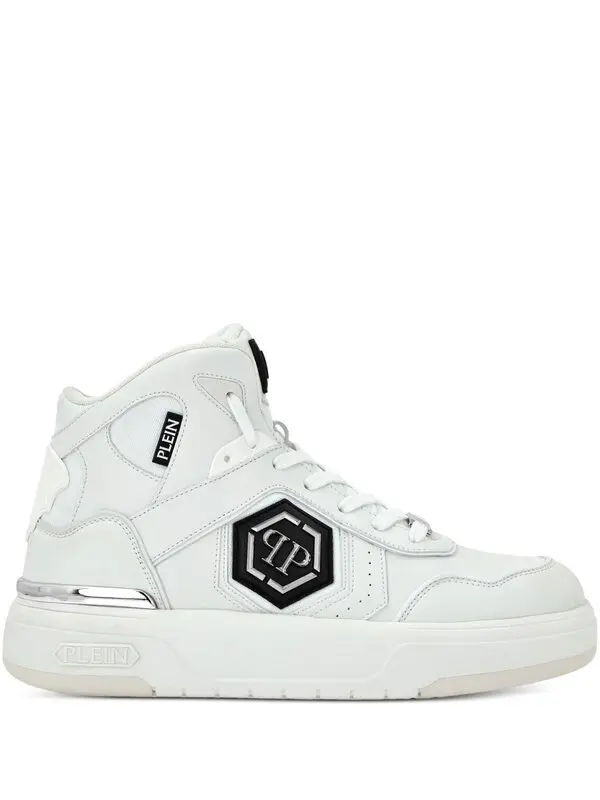 Philipp Plein Predator High-top Sneakers - White