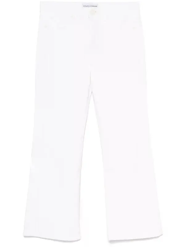 Pinko Bootcut Jeans - White