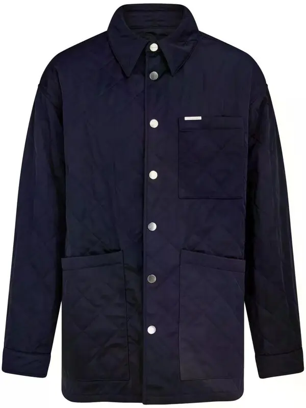 FERRAGAMO Quilted Jacket - Blue