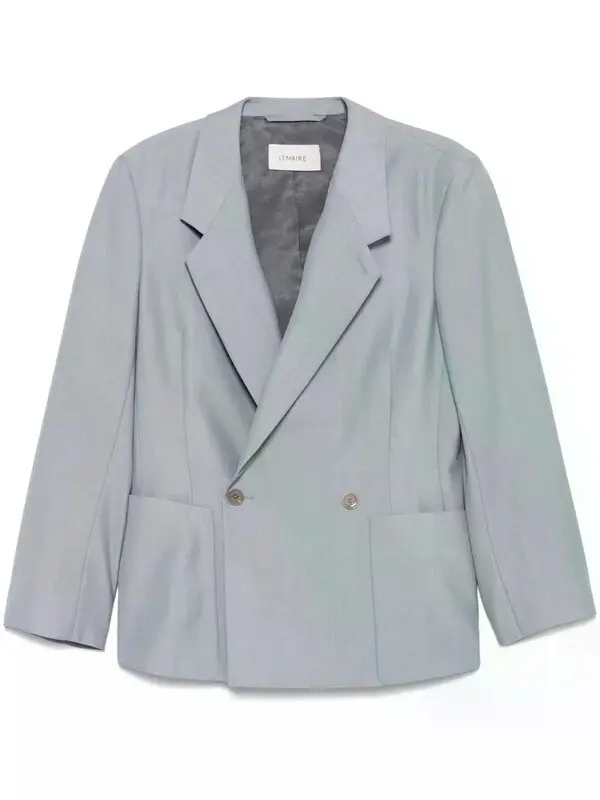 LEMAIRE Double-breasted Blazer - Grey