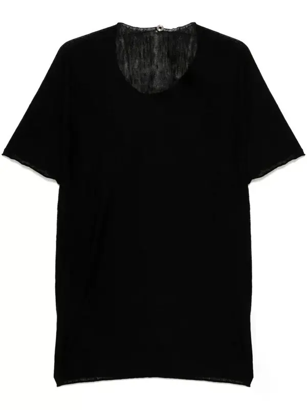 LABEL UNDER CONSTRUCTION Round-neck T-shirt - Black