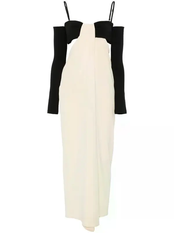 Nanushka Bandeau Draped Maxi Dress
