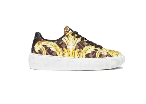 Fendi Fendace Baroque Greca Sneakers