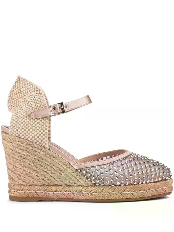 LE SILLA Gilda 100mm Espadrilles - Neutrals