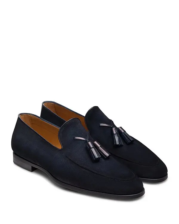 Magnanni Terrell Tassel Loafers - Navy