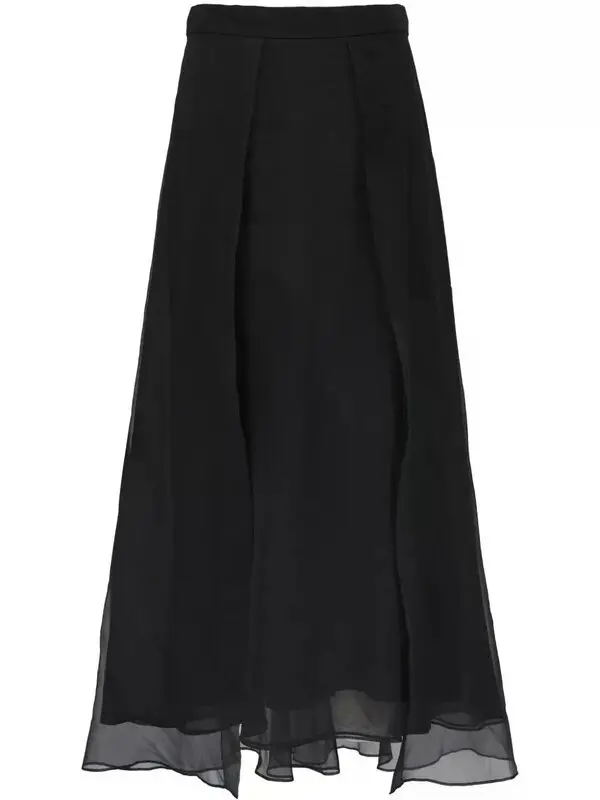 Brunello Cucinelli Silk Maxi Skirt