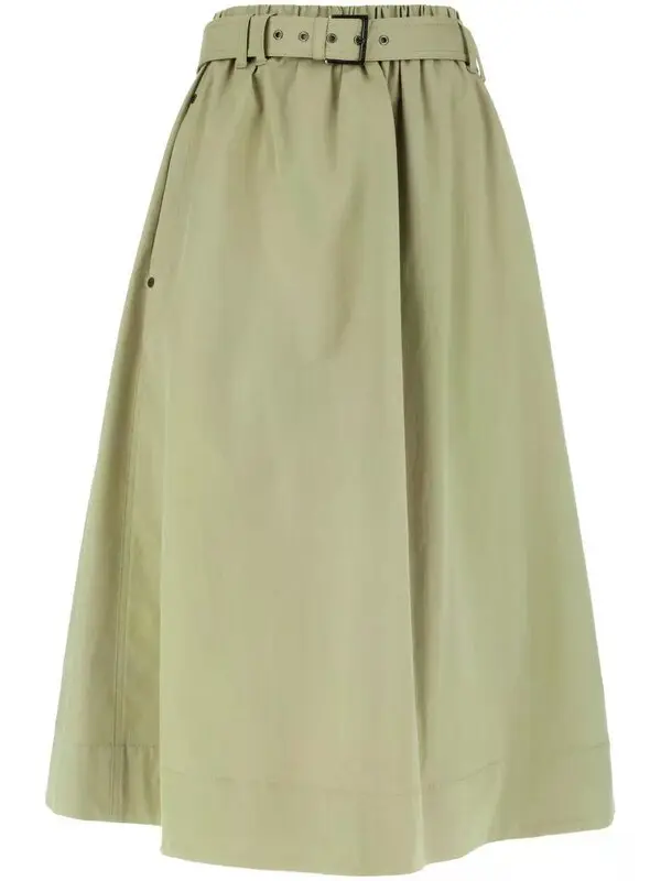 Brunello Cucinelli Belted Skirt - Neutrals