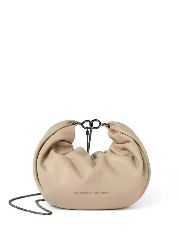 Brunello Cucinelli Monili Chain-strap Crossbody Bag - Neutrals