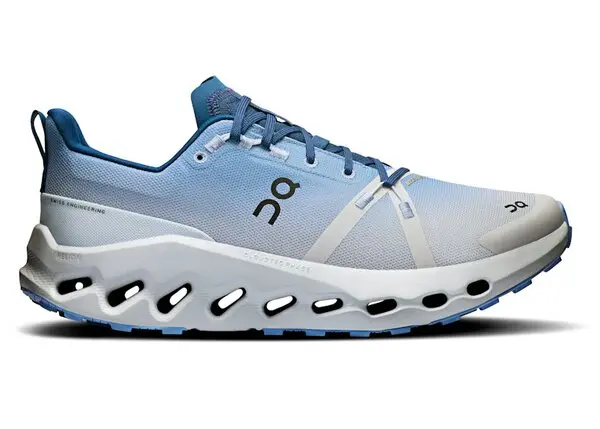 On Cloudsurfer Trail Waterproof Sneakers - Chambray/glacier