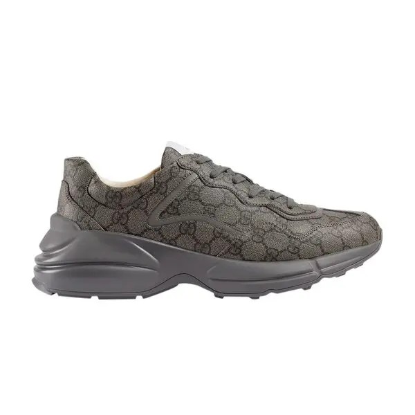 Gucci Rhyton Monogram Sneakers - Grey