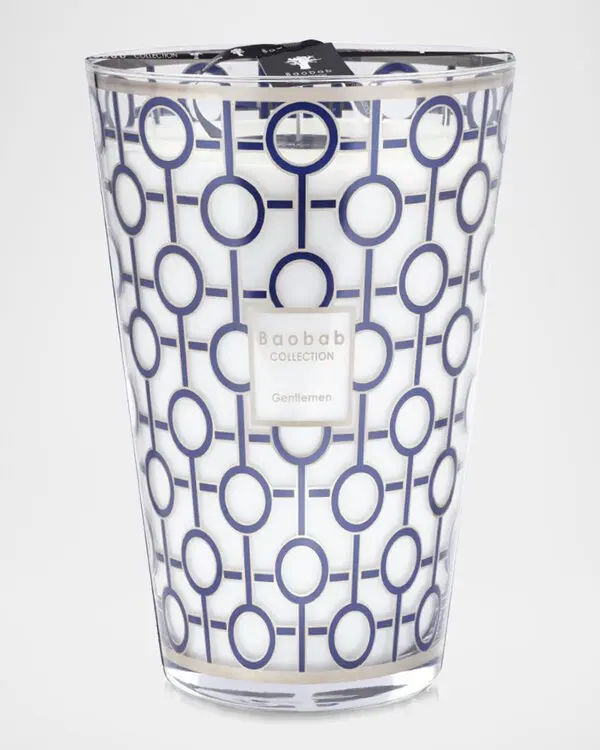 BAOBAB COLLECTION Max 35 Gentlemen Scented Candle - Blue/silver