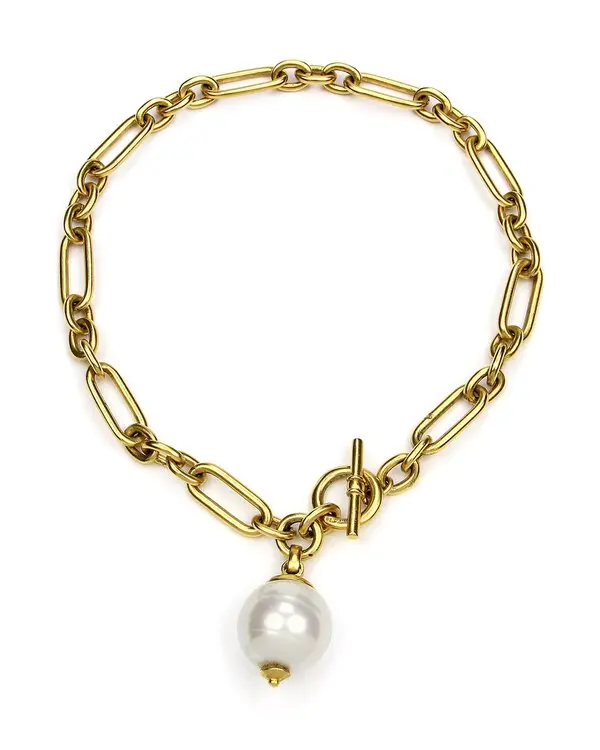 BEN-AMUN Pearly Chain-link Necklace