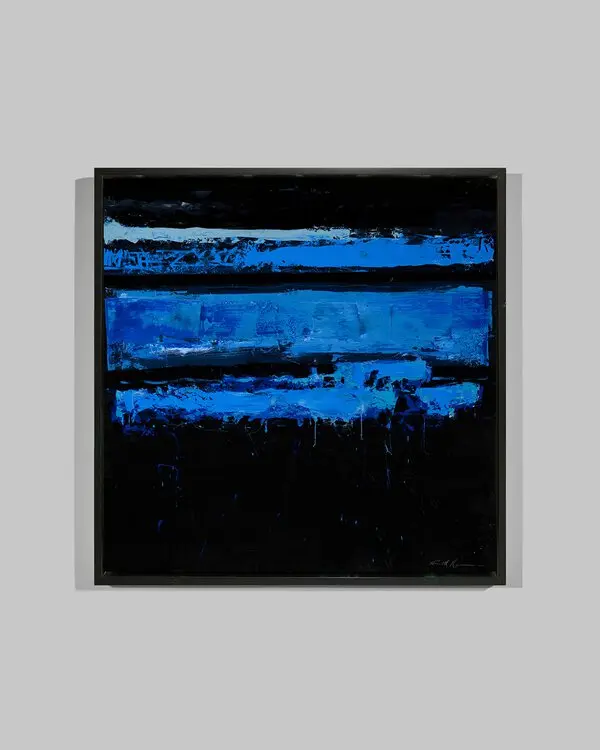 RFA FINE ART Noir Et Bleu" Giclee Canvas Art Robert Robinson