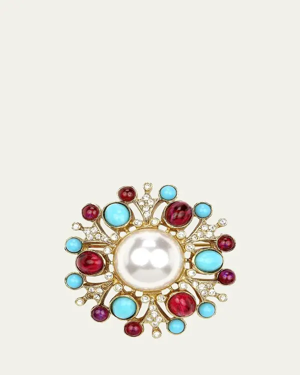 BEN-AMUN Cluster Brooch