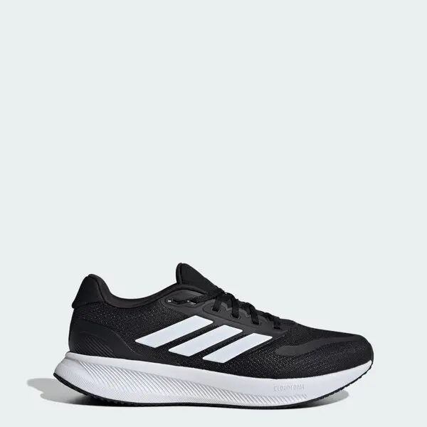 Adidas Runfalcon 5 Wide Athletic Shoes - Core Black / Cloud White / Core Black