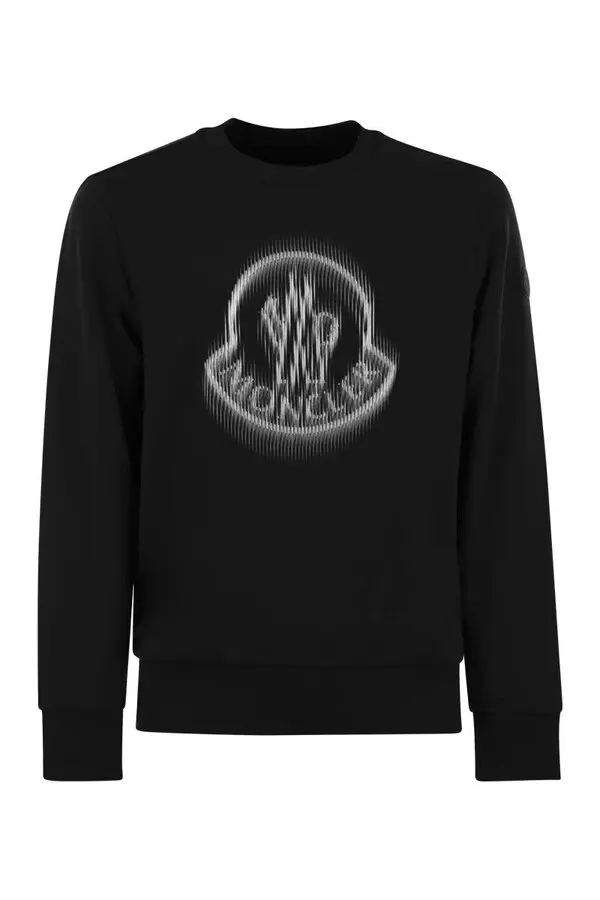Moncler Cotton Jersey Sweatshirt With Logo