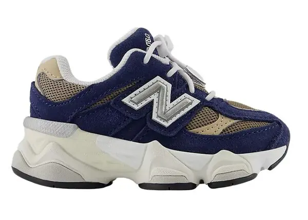 NEW BALANCE 9060 Sneakers - Navy Blue/mushroom
