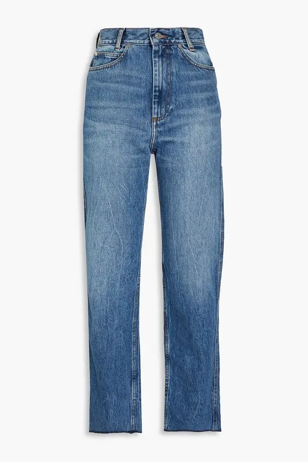 Sandro High-rise Straight-leg Jeans