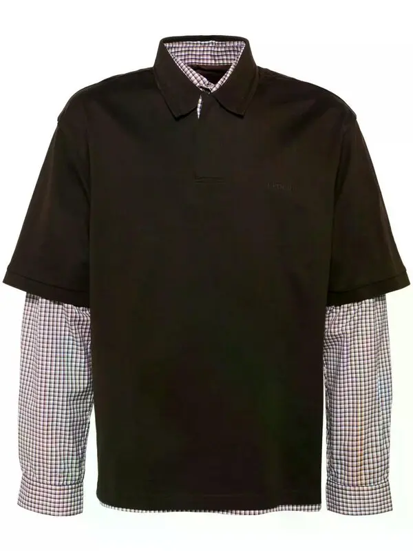 CROQUIS Spliced Long-sleeves Top