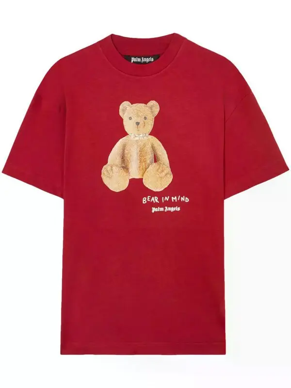 Palm Angels Bear In Mind T-shirt - Red