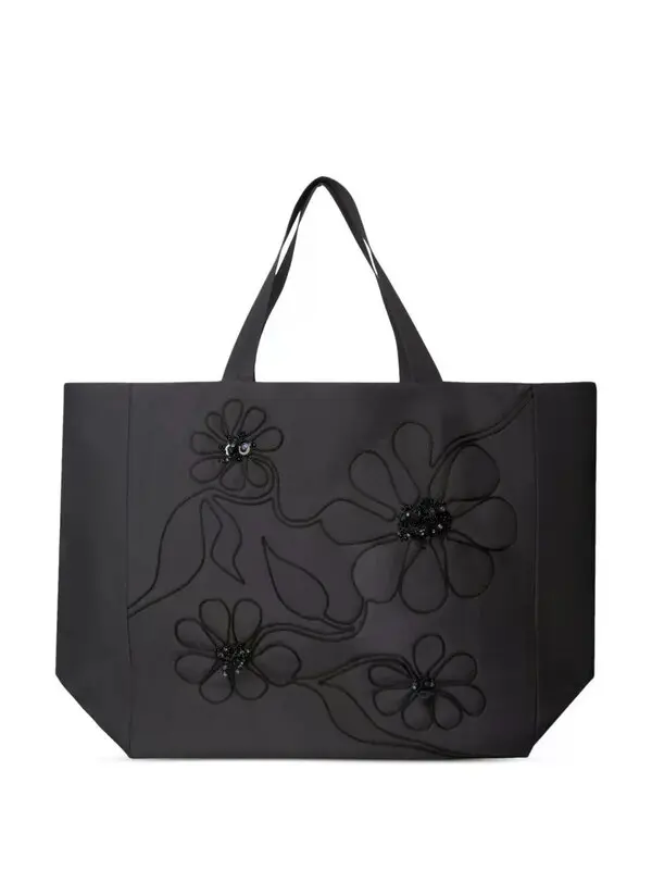 0711 TBILISI Lila Tote Bag - Black