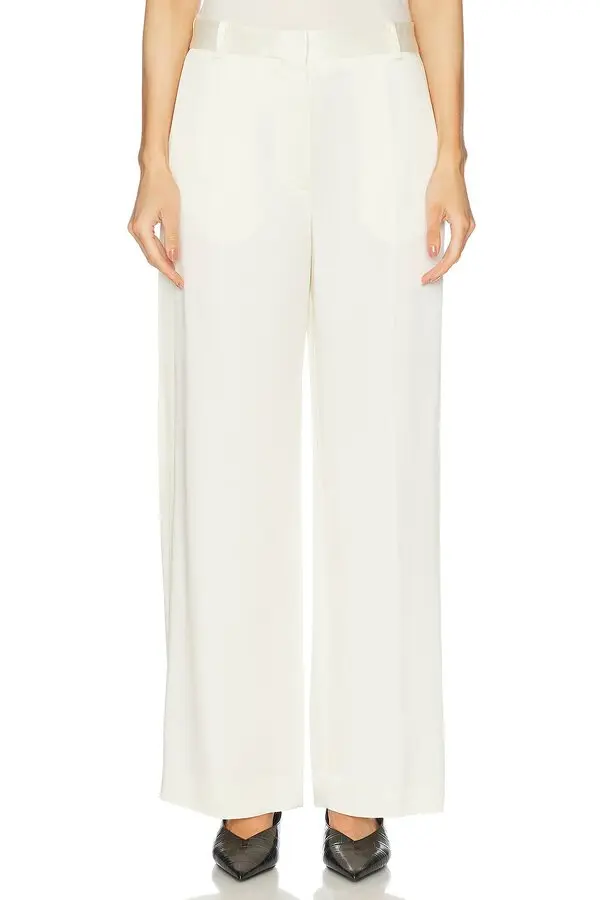 TOTÊME Cuff Slit Trouser - Macadamia