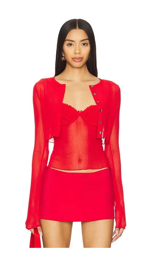 LOVERS AND FRIENDS Steph Sheer Cardigan