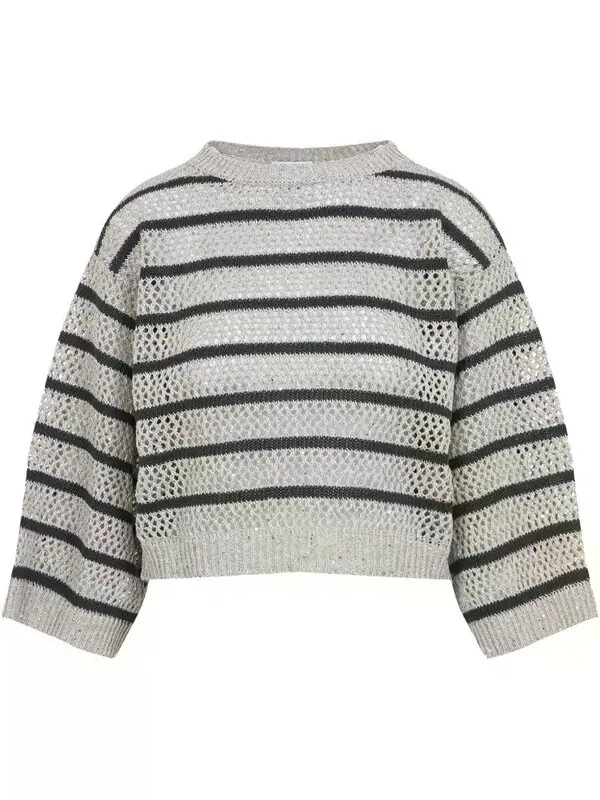 Brunello Cucinelli Striped Sweater
