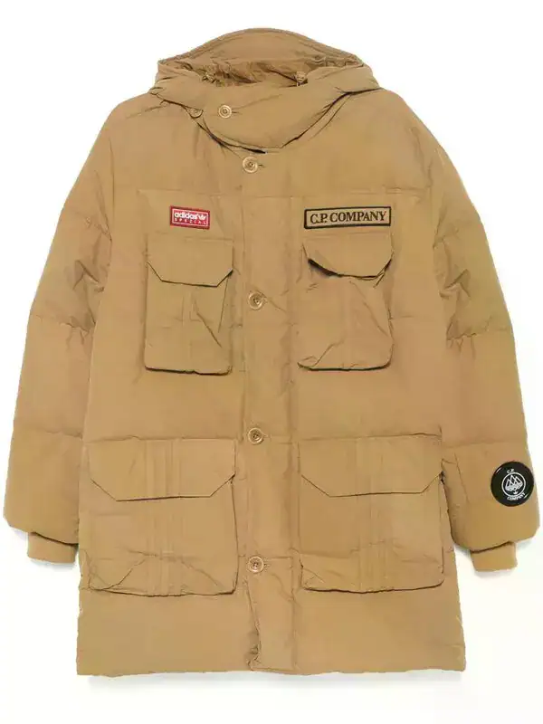 Adidas X C.P. Company Spzl Puffer Jacket - Brown | Editorialist