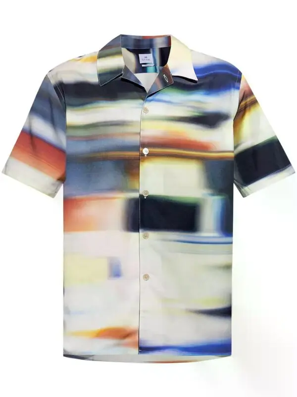 Paul Smith Motion Blur-print Shirt