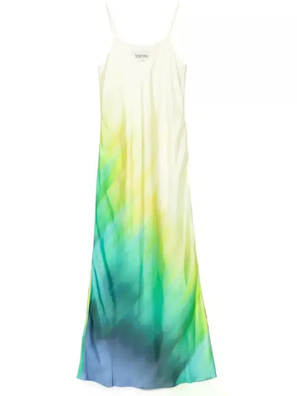 TESSITURA BODY COUTURE Gradient Maxi Dress