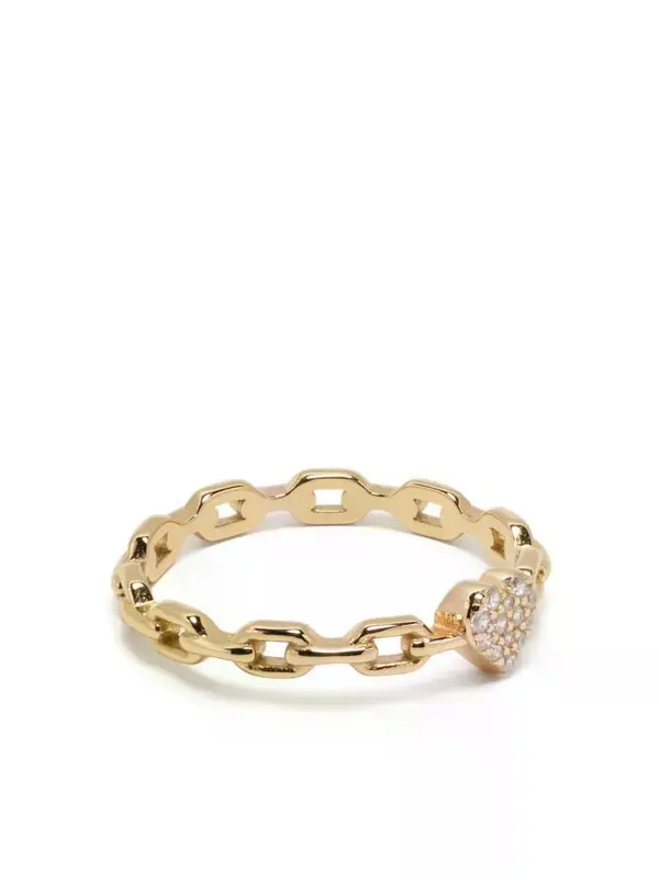 ESHVI En Heart Link Ring