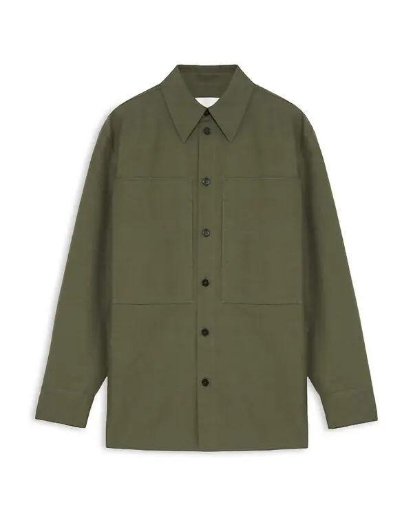 JIL SANDER Long Sleeve Button Front Shirt