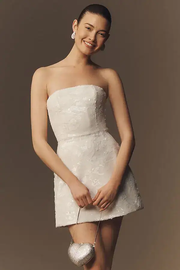 Helsi Linda Mini Dress - Ivory | Editorialist