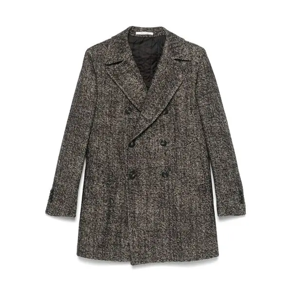 Tagliatore Double-breasted Coat - Brown