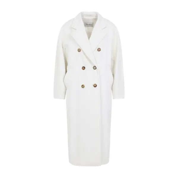 Max Mara Wool And Cashmere Madame Coat - White