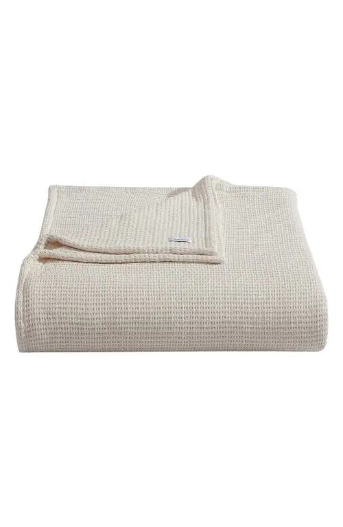 CALVIN KLEIN HOME Honeycomb Cotton Blanket