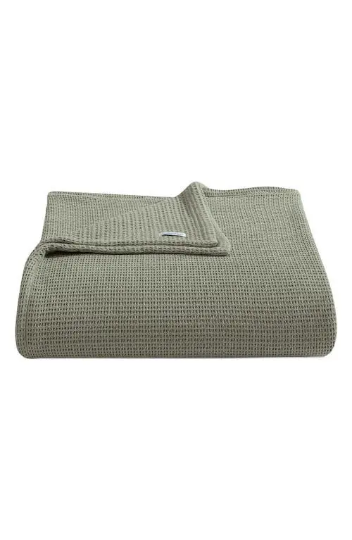 CALVIN KLEIN HOME Honeycomb Cotton Blanket