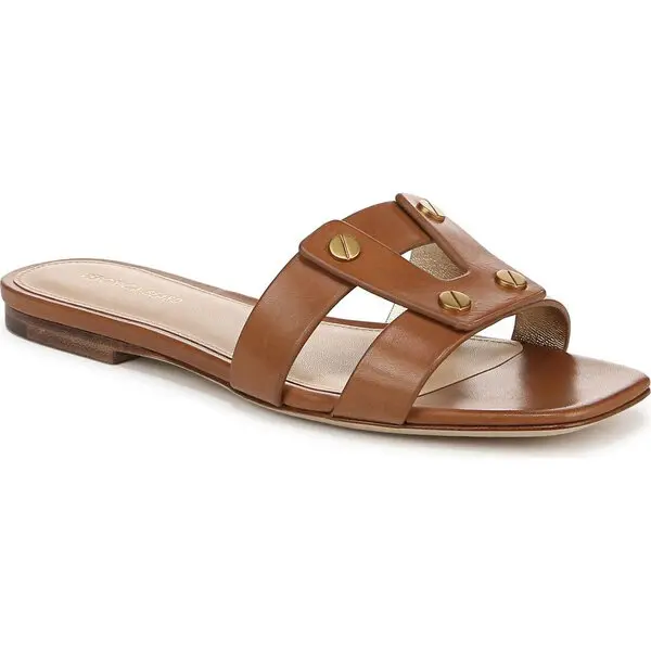 Veronica Beard Via Slide Sandal - Honey
