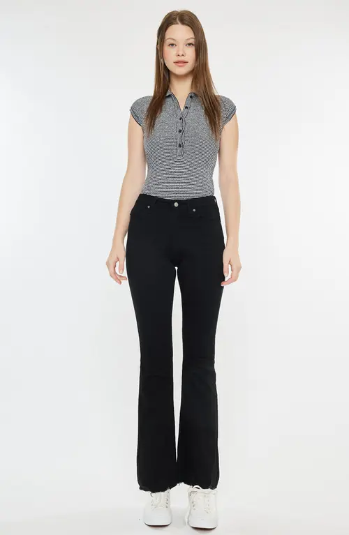 KANCAN Brenna High Rise Bootcut Jeans - Black Wash