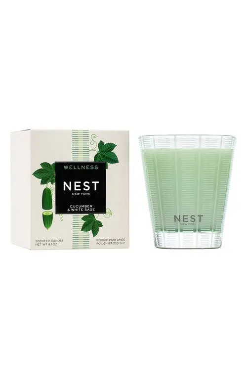 NEST NEW YORK Cucumber & White Sage Scented Candle
