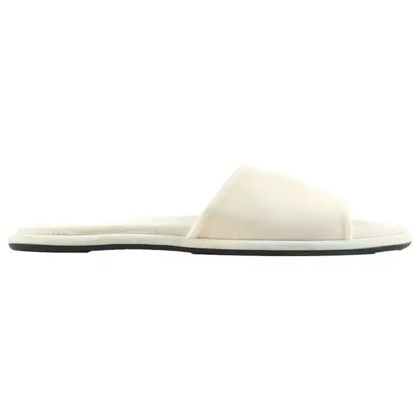 The Row Velvet Mules - White | Editorialist
