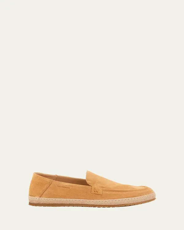 STUART WEITZMAN Bala Suede Espadrilles - Beige