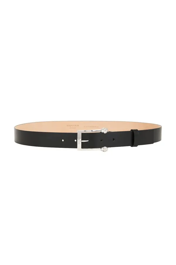 Alexander McQueen Twin Skull 30mm Belt