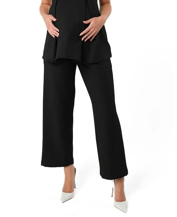 MARION Wide Leg Maternity Work Pant