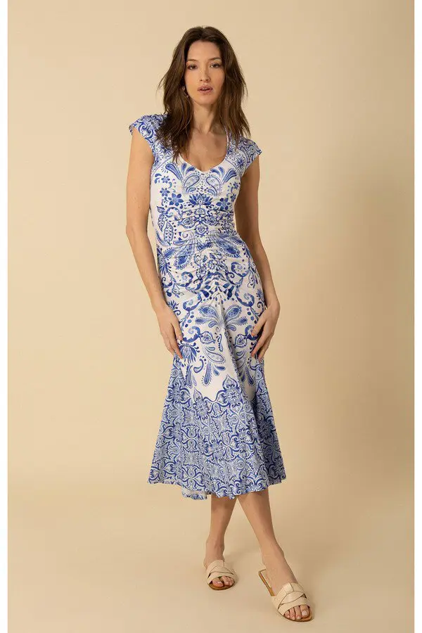 Hale Bob Alia Jersey Dress - Pink