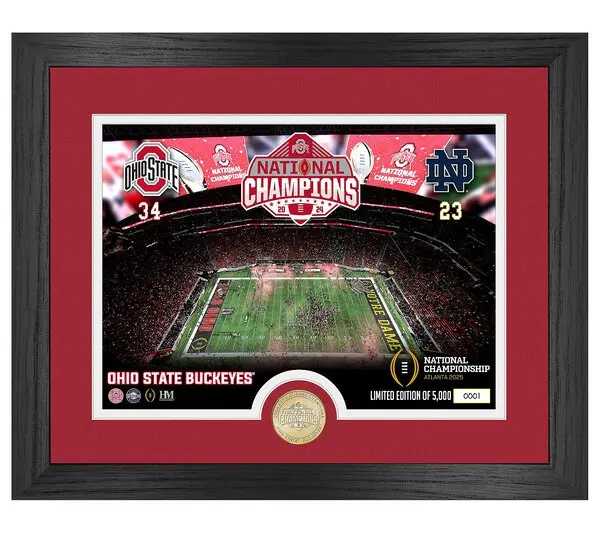 HIGHLAND MINT Ohio State 2025 Cfp Champ Celebra Tion Frame