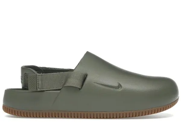 Nike Calm Mule - Medium Olive/gum Medium Brown