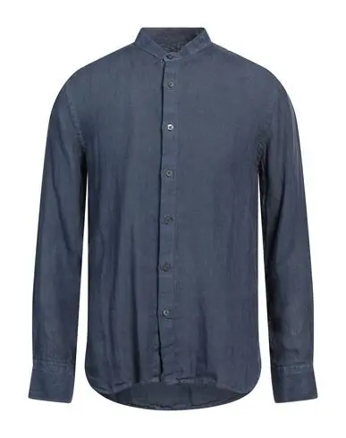 120% Lino Shirt Size Linen - Blue