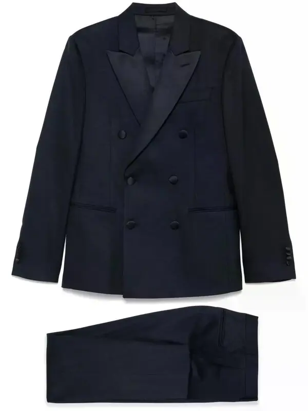 LARDINI Satin-lapels Suit